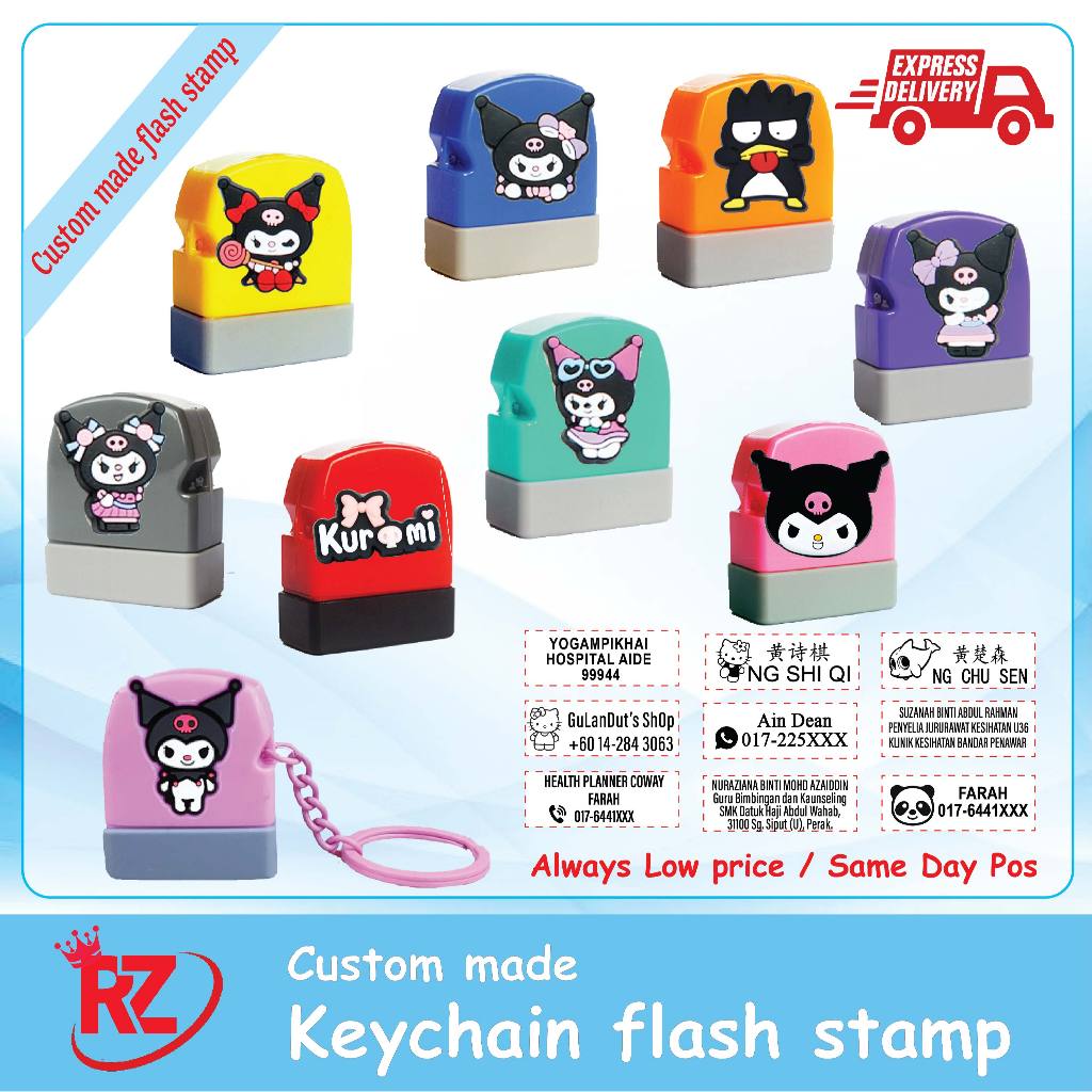 1027-D STOACK /cop nama /cop nama stamp /cop guru /chop custom made ...