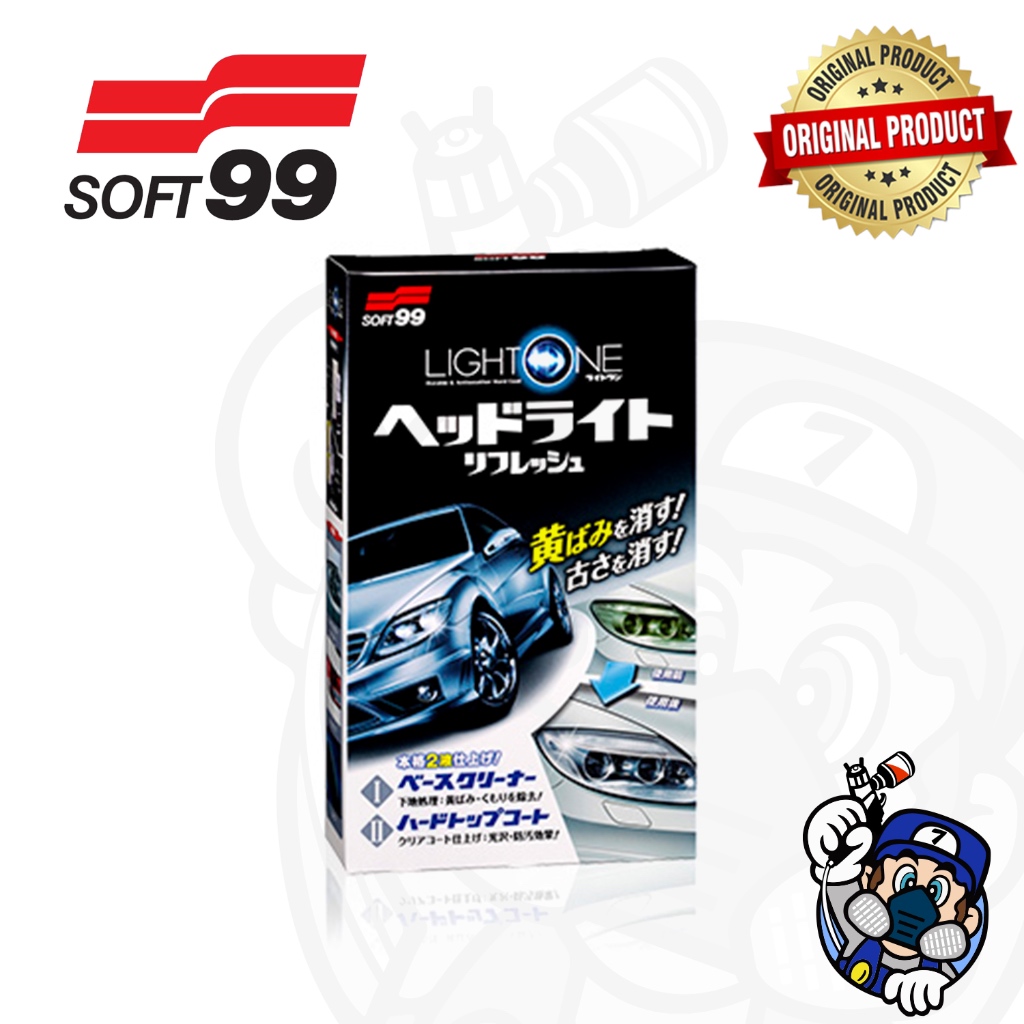 SOFT99 LIGHT ONE HEADLIGHT CLEANER (50ML+8ML) | Shopee Singapore