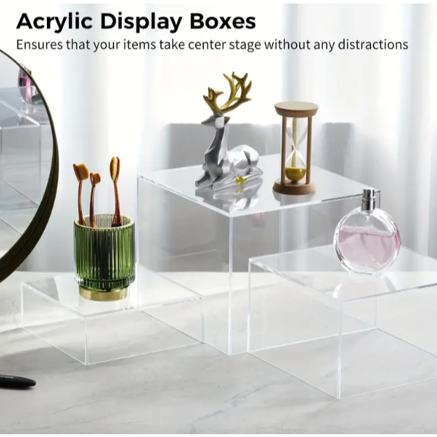 Acrylic Display Case / Clear Acrylic Display Casing (5-faced) | Shopee ...