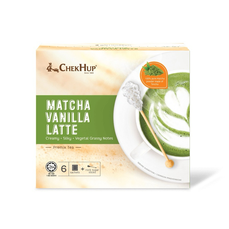 Chek Hup Microground Colombian Matcha Vanilla Latte (23g x 6s) EXP NOV ...