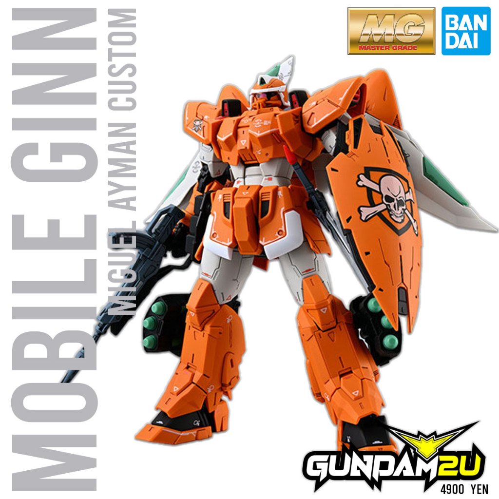 P-BANDAI MG 1/100 Mobile Ginn Miguel Ayman Custom - PB Master Grade ...