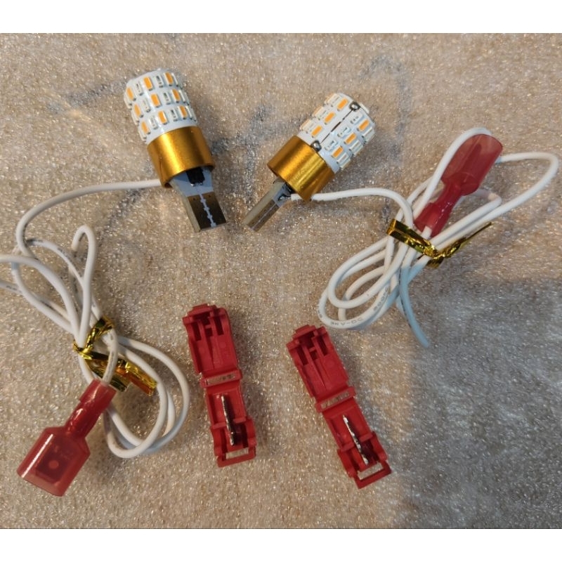 SIGNAL BULB SIGNAL LAMP DUAL CONTACT UNIVERSAL SIGNAL TWO COLOR T15 LED ...