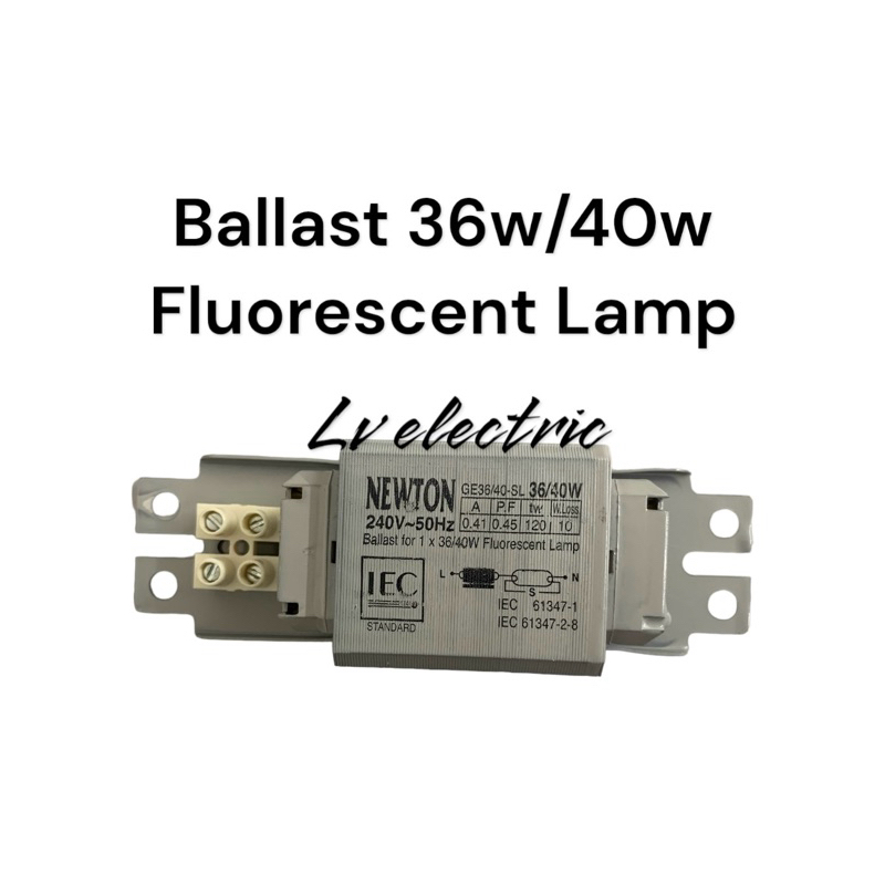 Newton 36W-40W/18w-20w Fluorescent Lamp Tube Choke / Ballast | Shopee ...