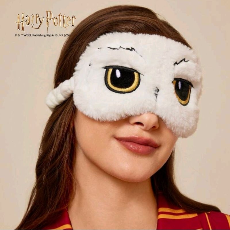 Harry Potter Hedwig Owl Embroidery Sleep Eye Plush Mask | Shopee Singapore