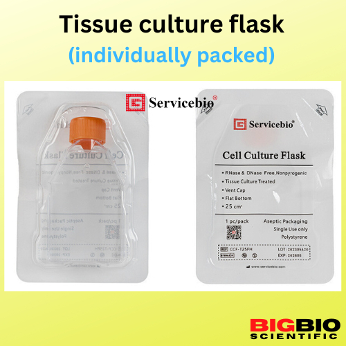 SERVICEBIO Tissue Culture flask (Sterile & vented) (indivually packed ...