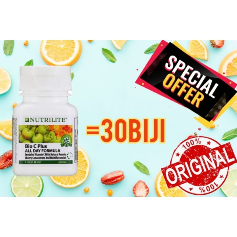 NUTRILITE BIO C PLUS (TRIAL PACK) (30BIJI) | Shopee Singapore