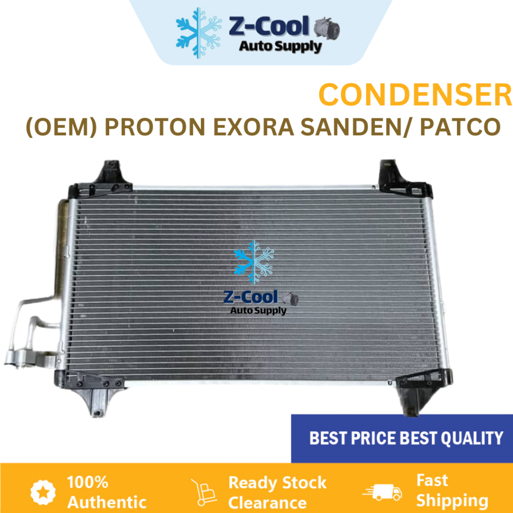 Aircond Condenser Proton Exora / Exora Turbo Sanden & Patco System ...