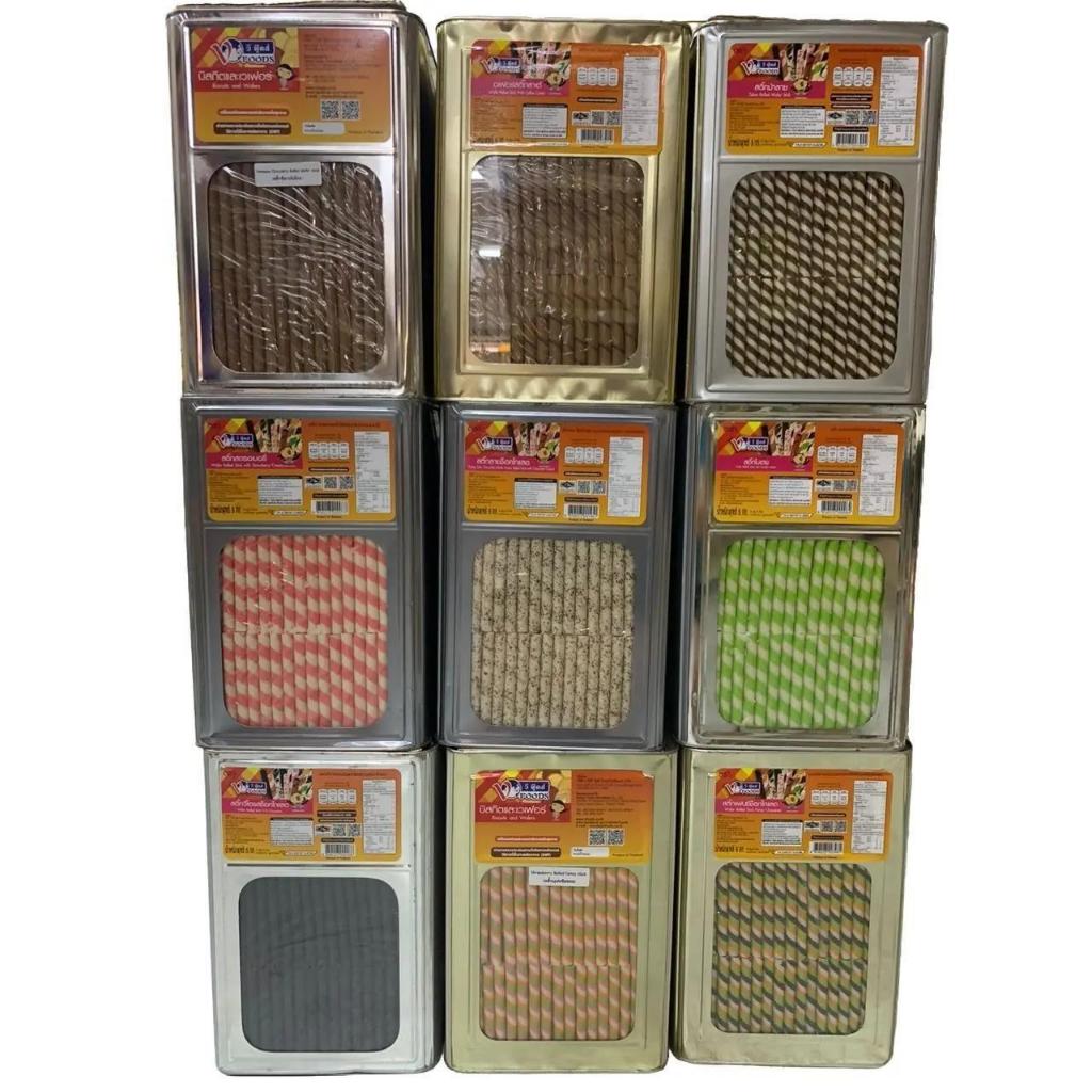 VFoods Wafer Rolled Stick - Fancy Chocolate / Fancy Strawberry / Zebra Chocolate / Vo Choco ...