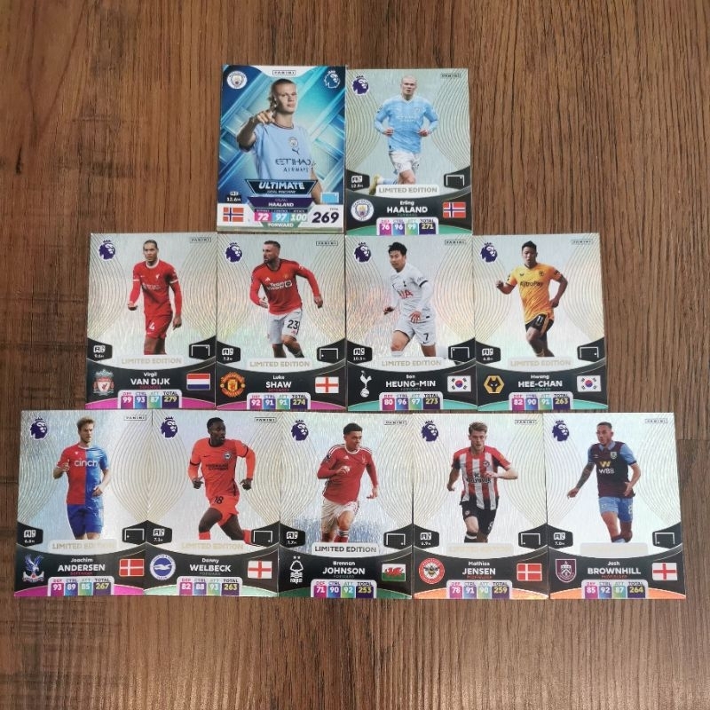 Panini Adrenalyn XL 2023/24 2024 Limited Edition Cards (Haaland, VVD ...