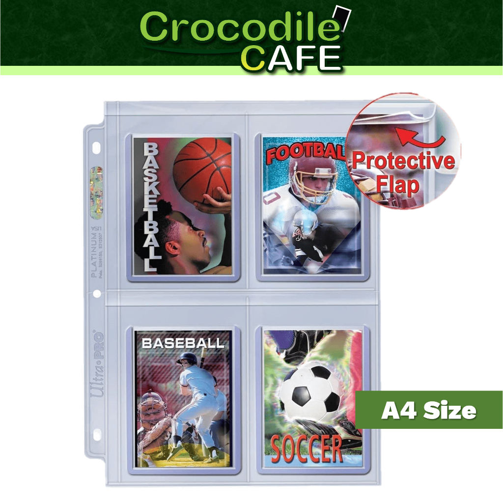 Ultra Pro Toploaders 4-Pocket Secure Pages A4 size TCG PTCG | Shopee ...