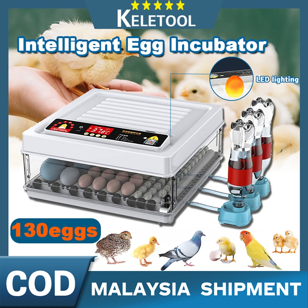 MESIN 134 Eggs Auto Turning Incubator Thermostatic Hatching Machine ...