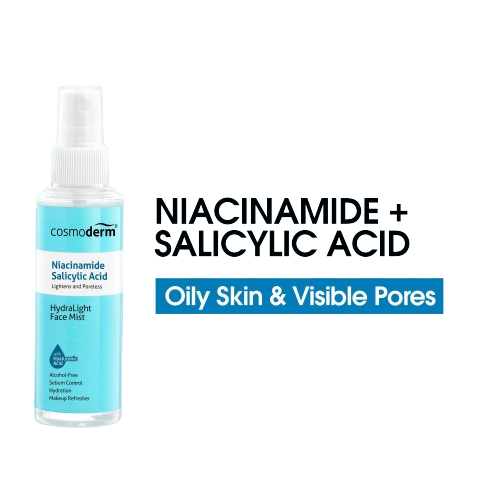 COSMODERM NIACINAMIDE HYDRALIGHT FACE MIST 50ML | Shopee Singapore