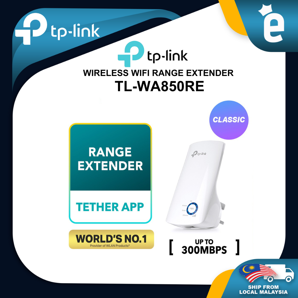 TP-LINK 300Mbps Wireless Wifi Range Extender & Wifi Booster & Wifi ...