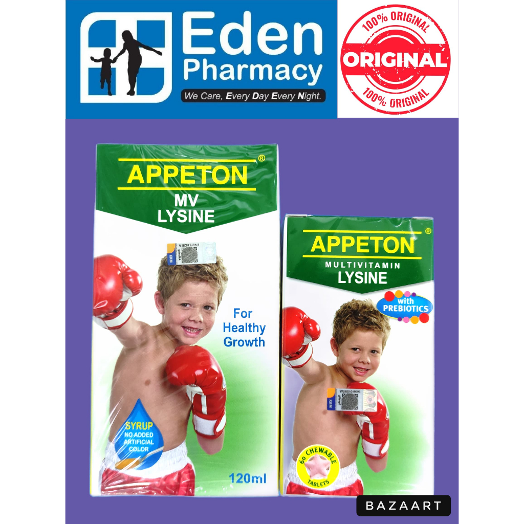 Appeton Multivitamin Lysine with Prebiotics Chewable Tablets ( 60's ...