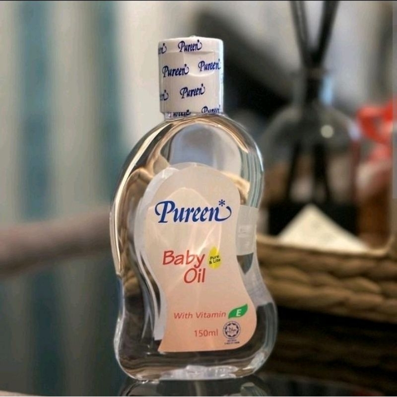 Pureen Baby Oil Minyak Bayi with Vitamin E 150ml | Shopee Singapore