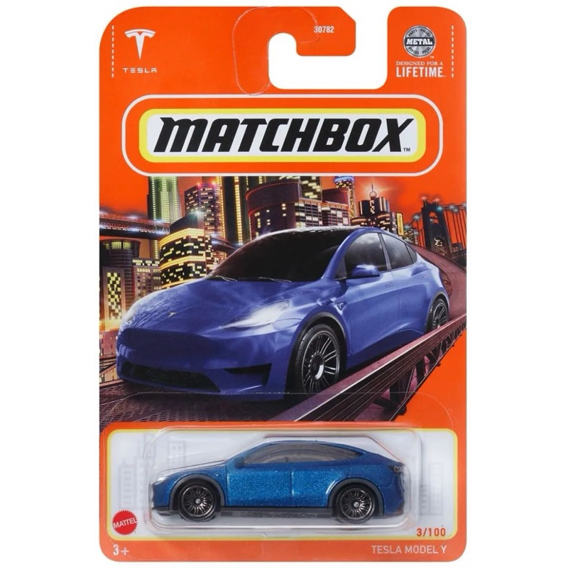 Matchbox Tesla Model Y (Blue) | Shopee Singapore
