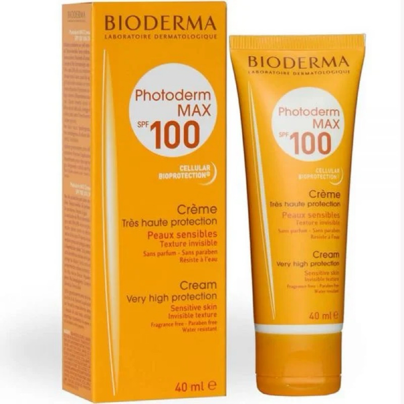Spf 100 WB Bioderma Max SPF 100 Suncreen Sunblock 40ml All Skin Types Shopee Singapore
