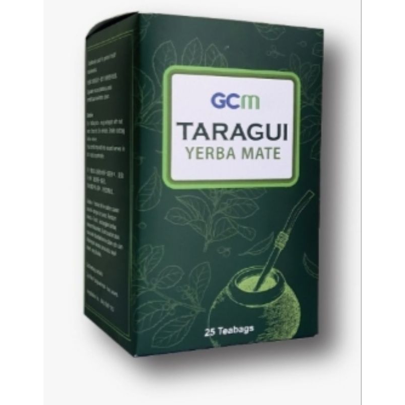 HIJAU Gcm Taragui Yerba Mate Green Tea Green Tea (25 sachets) | Shopee ...