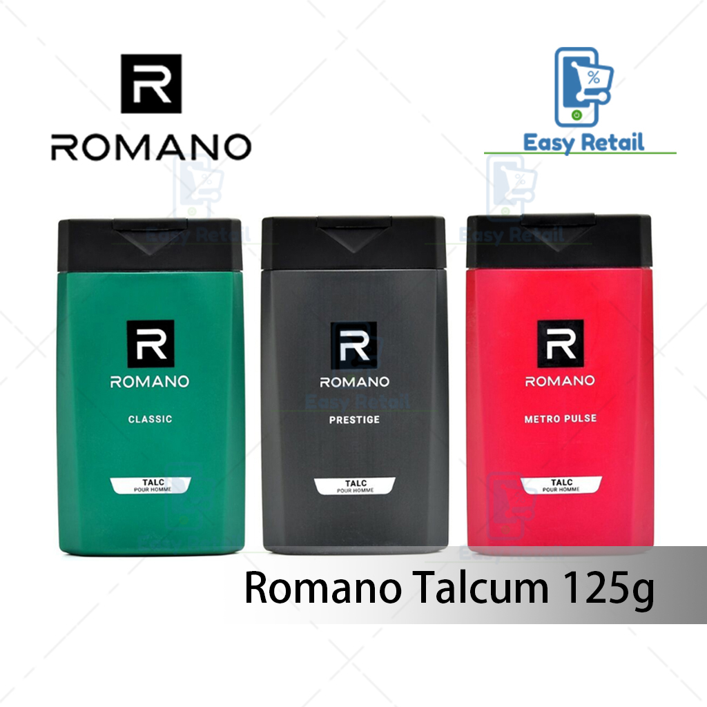 Romano Perfumed Talc / Talcum / Powder 125g ( Classic / Prestige ...