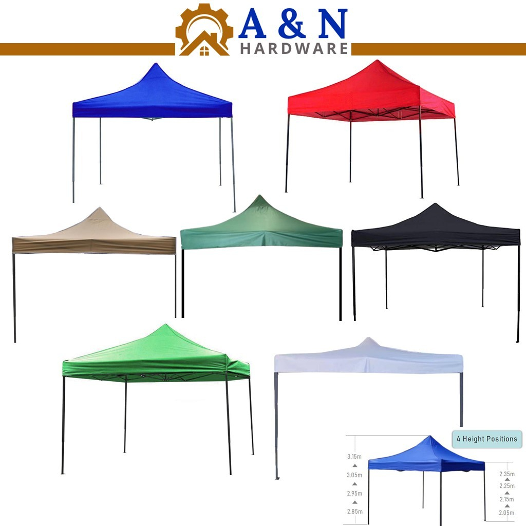 6.6'X6.6' / 6.6X10' /10'X10' Night Market Canopy Camping Tent Frame ...