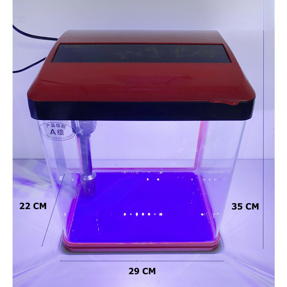 SOBO Mini Aquarium Fish Tank T-240F T-290F T-820F Set Pump Filter LED ...