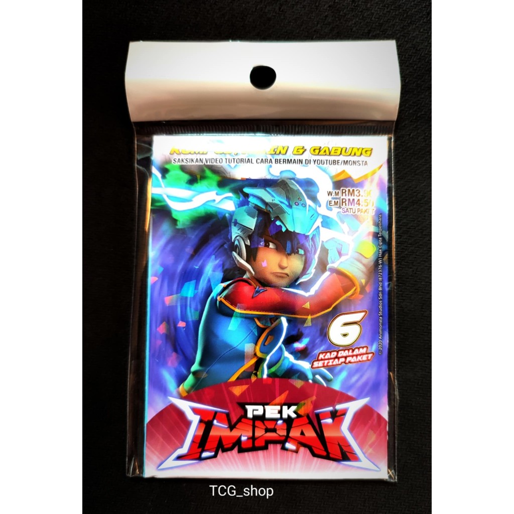 Pek IMPAK- Monsta Boboiboy Galaxy card (A card) | Shopee Singapore