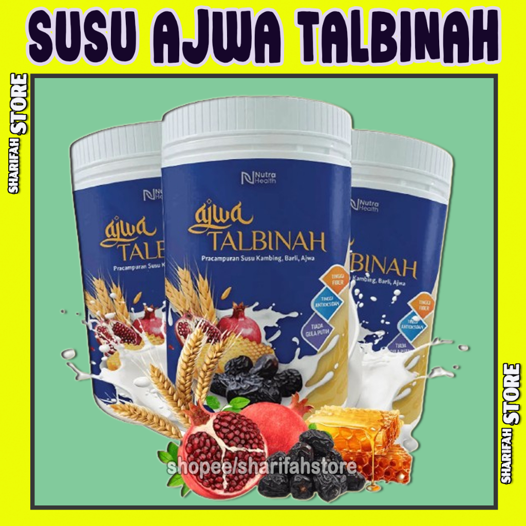 HQ Ajwa Talbinah Milk Sunnah Drink for the Whole Family | Shopee Singapore