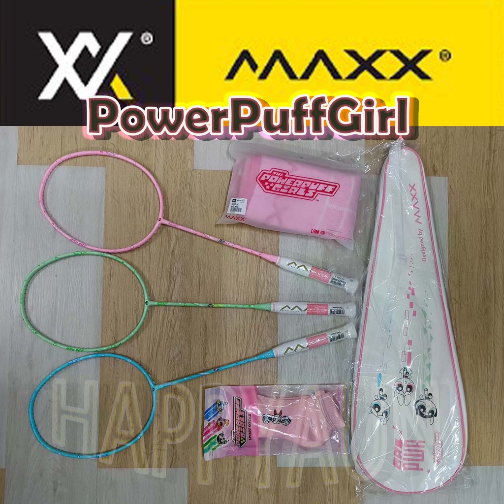 Maxx Badminton Powerpuff Girl Series (Badminton Racket /Badminton Bag ...