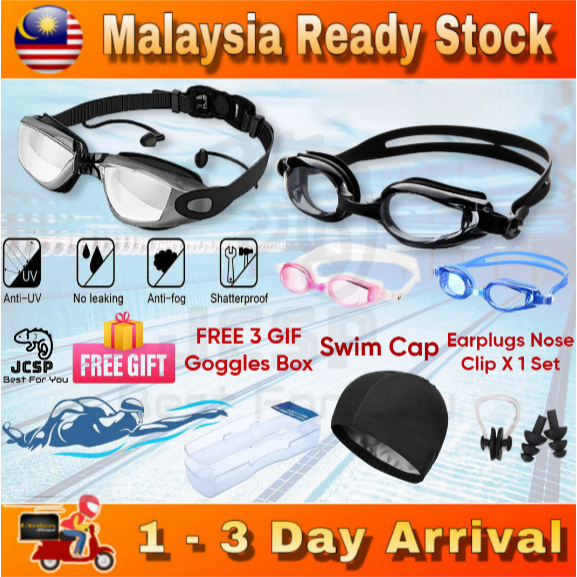 Swimming Goggles for Men Women Adult Diving Swim Googles Anti Fog Eye ...