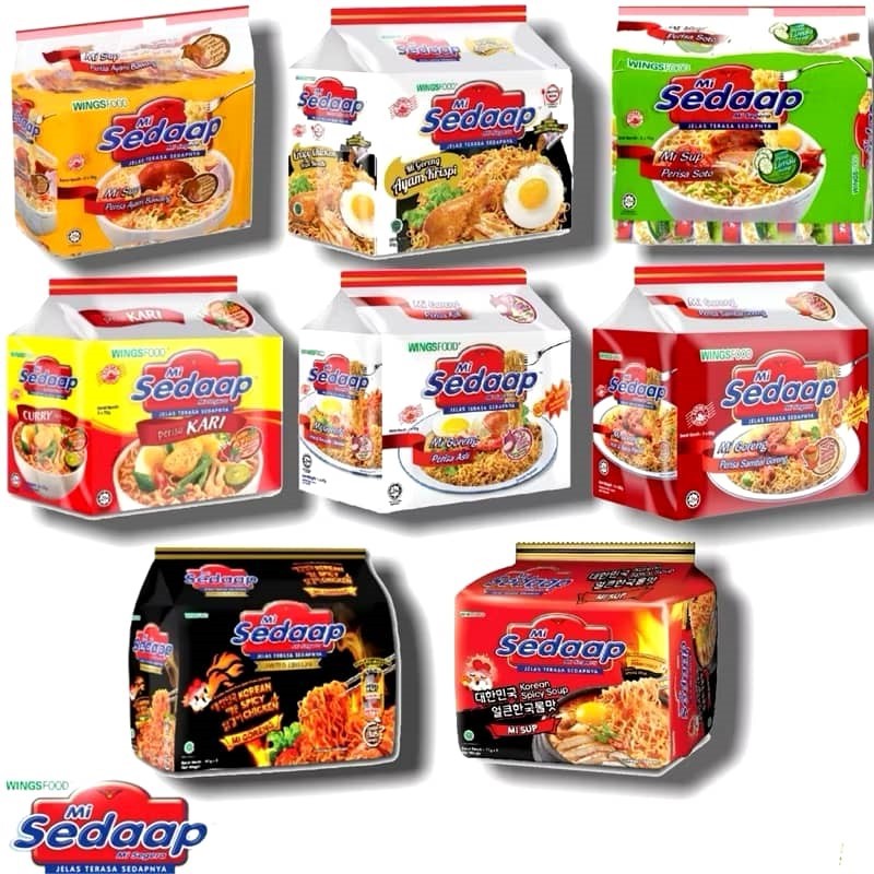 Mie Sedaap Sedap Instant Noodles Korean Spicy Chicken / / Korean Cheese ...