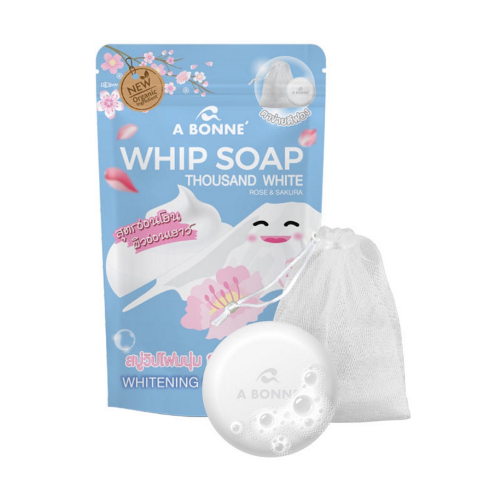Ebonne Whip Foam Soap, Rose + Sakura Formula, 100 g. | Shopee Singapore