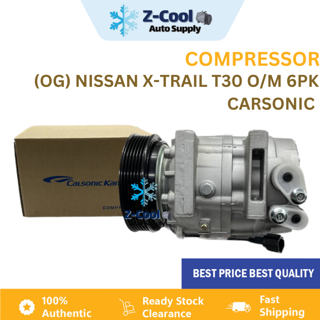 Compressor Car Aircond NEW CALSONIC Nissan X-TRAIL T30 Old Model 2003-2005 6PK | Shopee Singapore