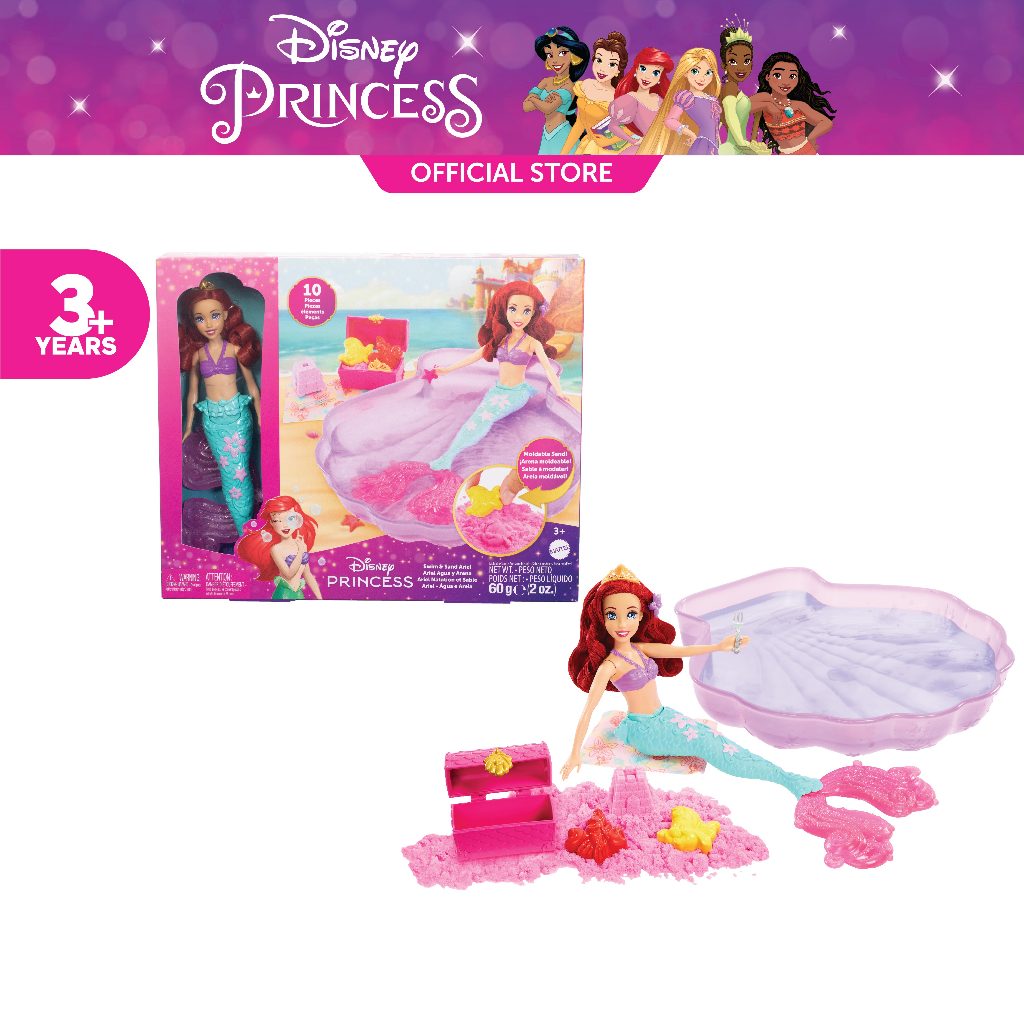 Disney Princess Ariel Doll & Pool Set With Moldable Sand, Inspired By Disney The Little Mermaid ...