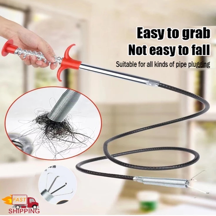 Four-claw Extractor Plumbing Sewer Cleaning Fishing Tool Clip Toilet Bowl Dredging garbage clip ...