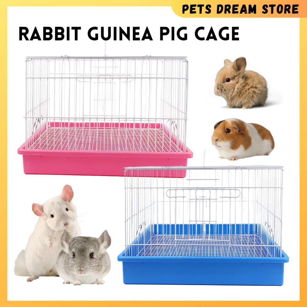 Guinea Pig Cage/Rabbit /Chinchilla Cage High Bottom base Small Animal ...