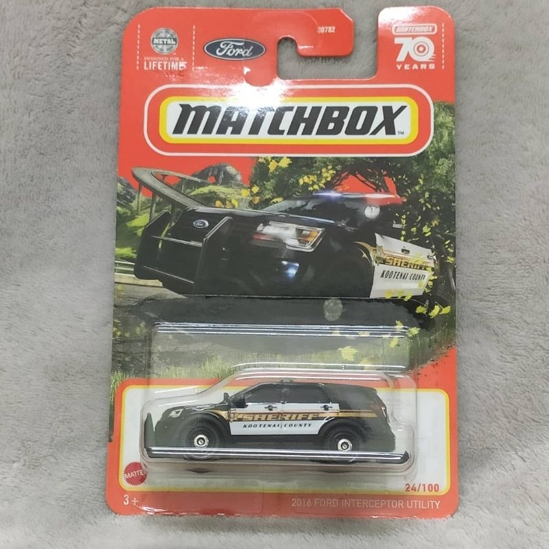 Matchbox 2016 Ford Interceptor Utility - Black (24/100 2023) | Shopee ...