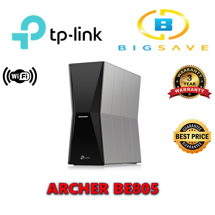 TP-LINK ARCHER BE805 BE19000 TRI-BAND WI-FI 7 ROUTER | Shopee Singapore
