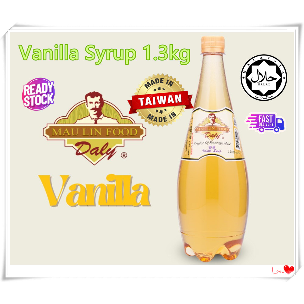 Vanilla Syrup 1.3kg/btl Halal ( Maulin Food Taiwan ) | Shopee Singapore