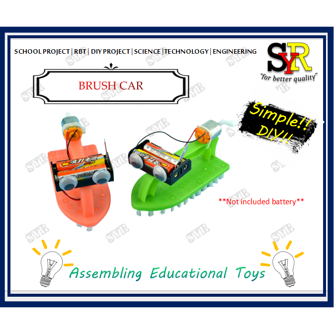 NEW!! DIY Brush Car Science School Project RBT Primary School DIY ...