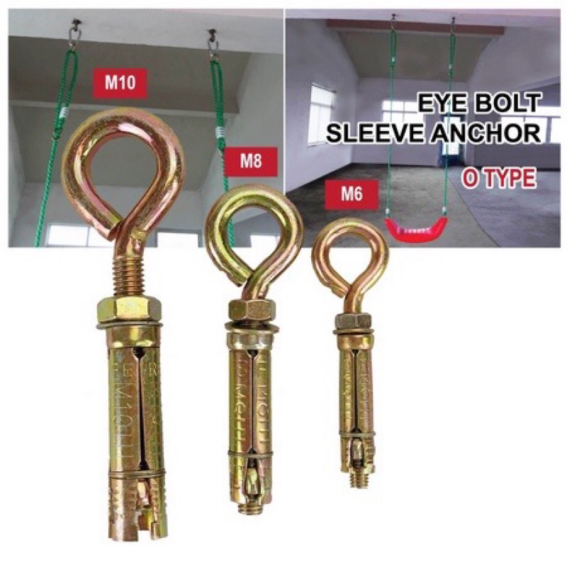 M6 Screw Hook & Screw Eye ( O-Type ) | Shopee Singapore