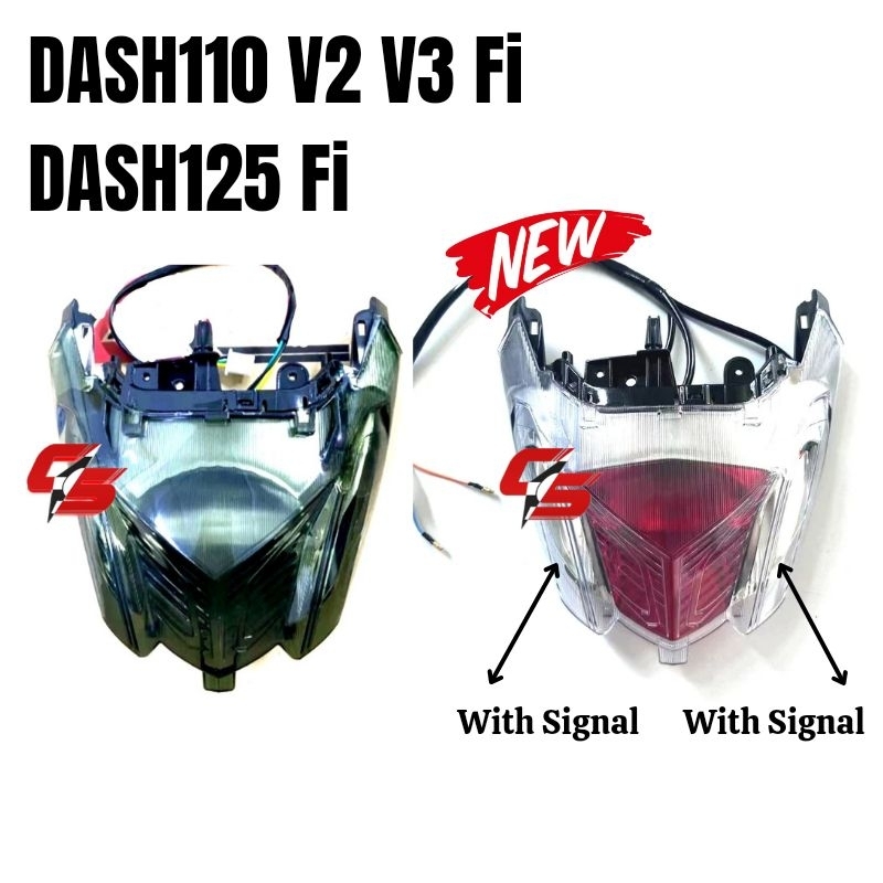 HONDA DASH110 NEW FI DASH V2 FI DASH 2 FI V3 / DASH125i DASH125 Tail ...