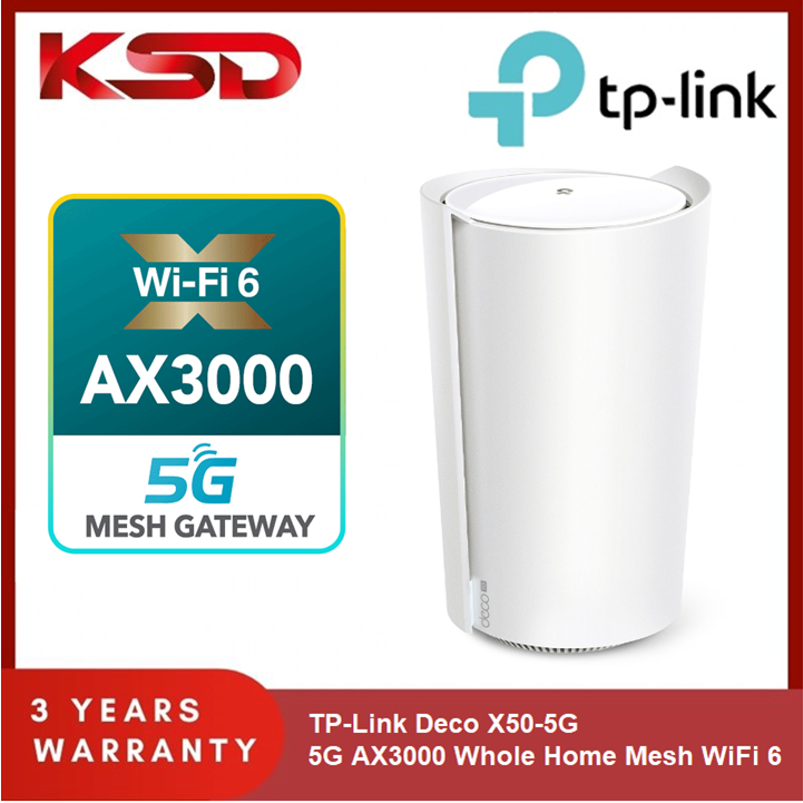 TP-Link Deco X50-5G New 5G AX3000 Whole Home Mesh WiFi 6 | Shopee Singapore