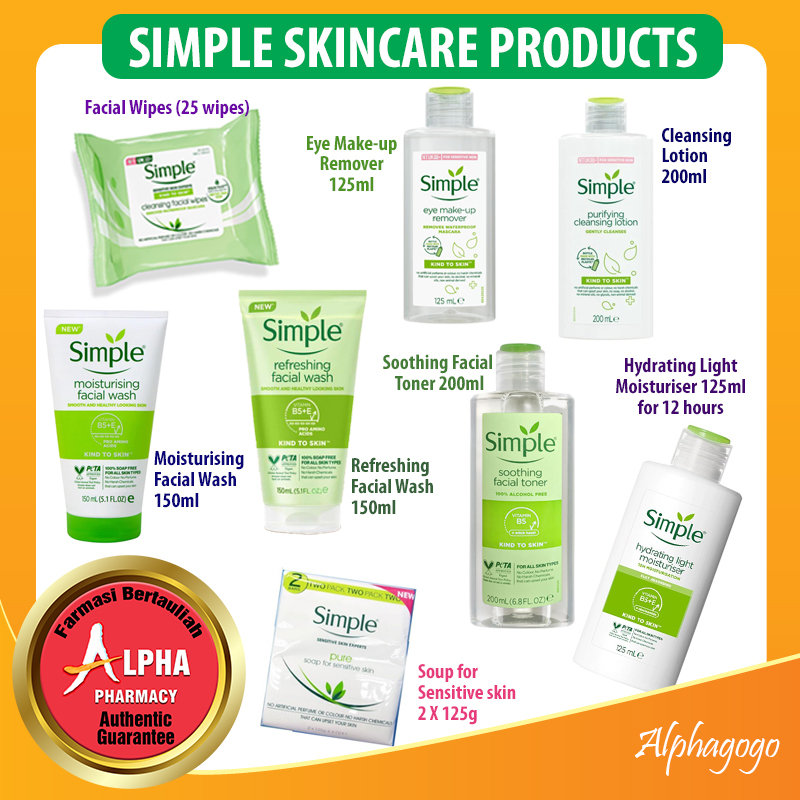 Simple Sensitive Skin Experts / Skincare Products (Facial Wash ...