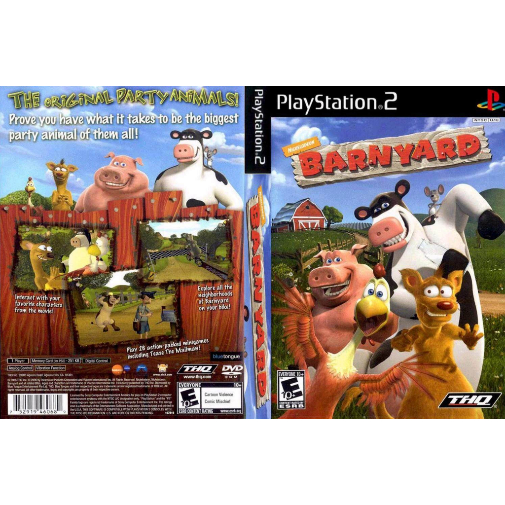 PS2 DVD Games Collection Barnyard | Shopee Singapore