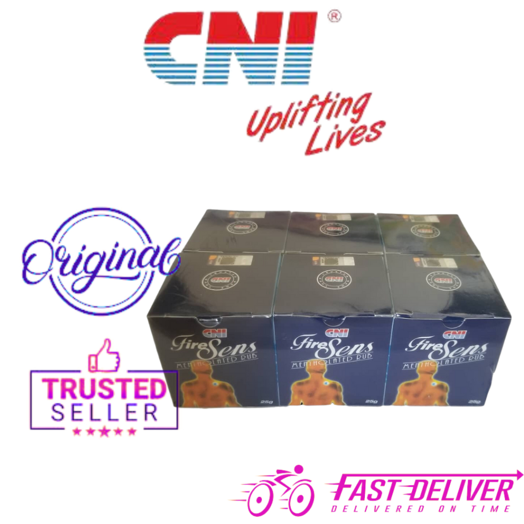 6 unit x CNI Fire Sens Mentholated Rub - Balm Since 2000 (25g) | Shopee ...