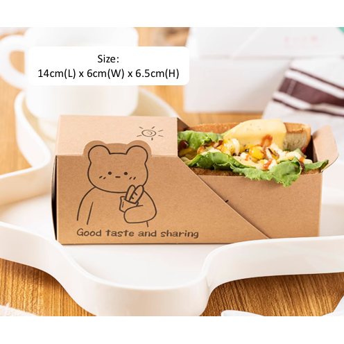 !!!Korean Bear Drawer Style Sandwich Box | Shopee Singapore
