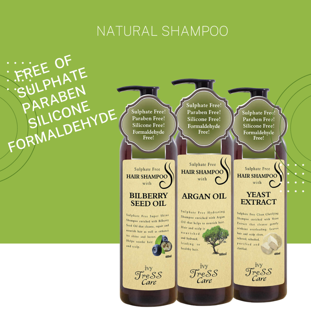 Ivy Tress Care Sulphate Free Hair Shampoo (400ml) | Shopee Singapore