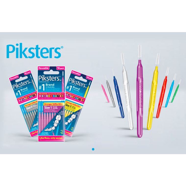 Piksters Interdental Brushes orthodontic braces 10pk | Shopee Singapore