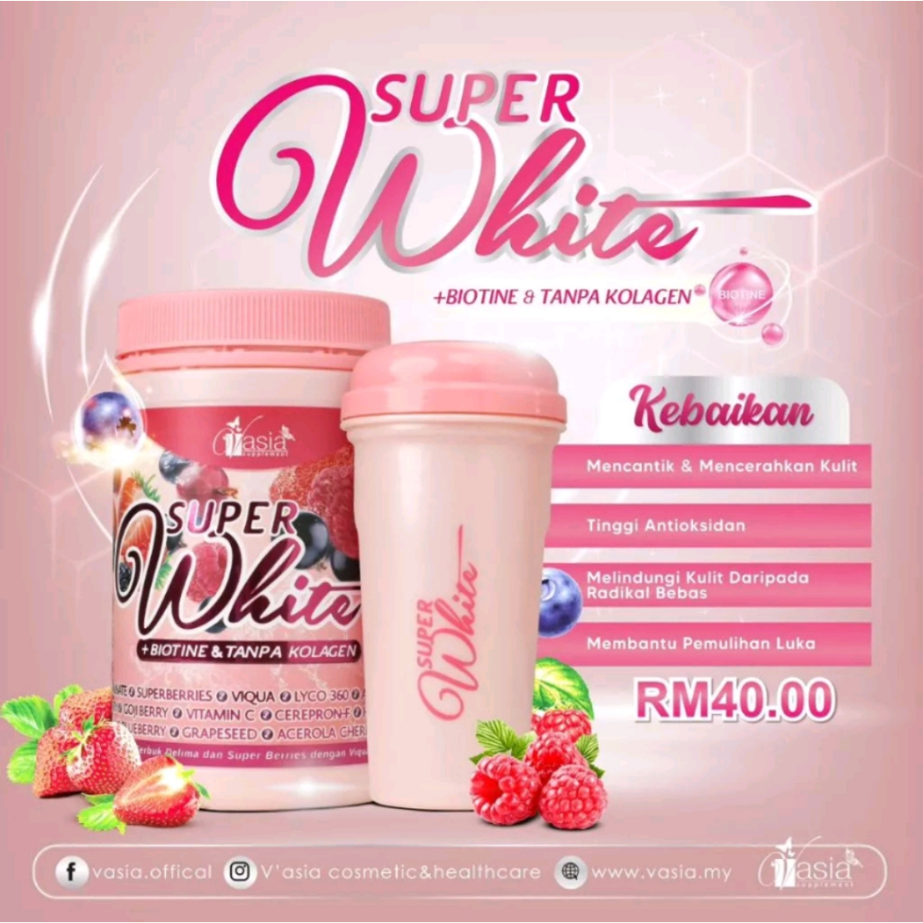VASIA SUPER WHITE ( BEAUTY SUPPLEMENT ) | Shopee Singapore