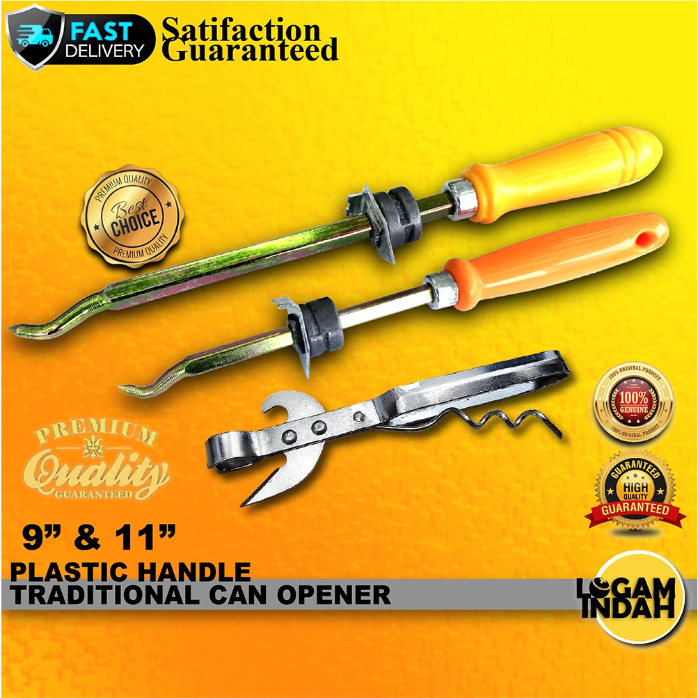 TRADITIONAL STRAIGHT TYPE CAN OPENER / YELLOW HANDLE CAN OPENER ...